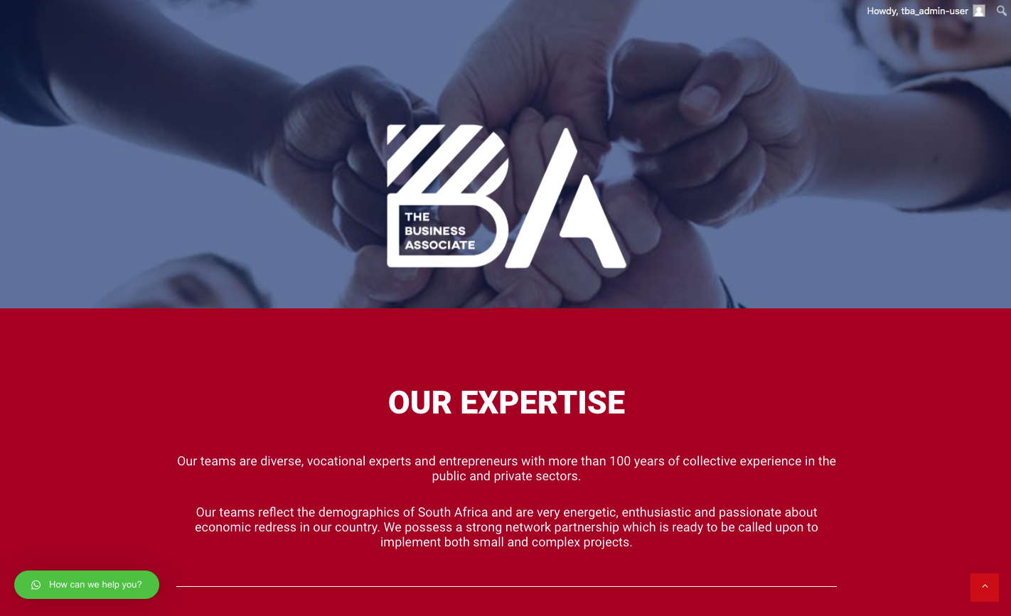 Our Team - The Business Associate - Our Expertise
